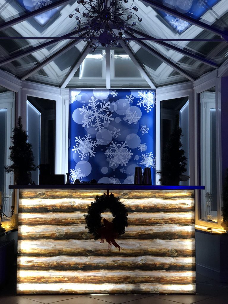 Our Christmas themed bars and elf bartenders for the festive period ...