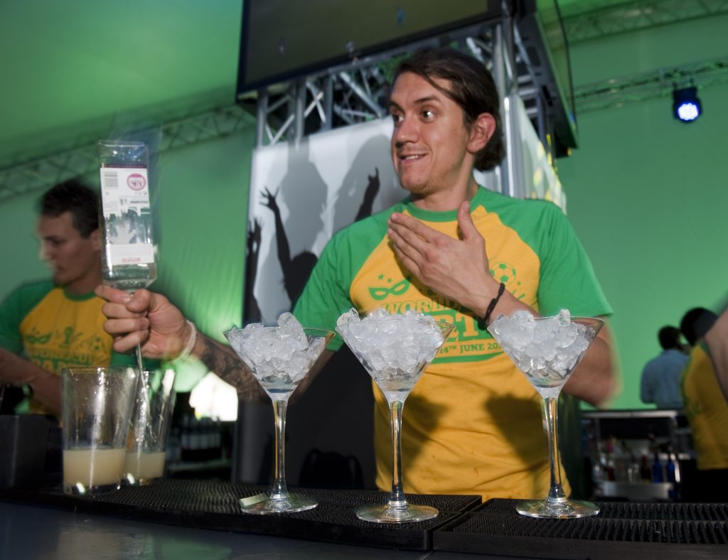 A World Cup party and World Cup themed mobile bar for this private ...