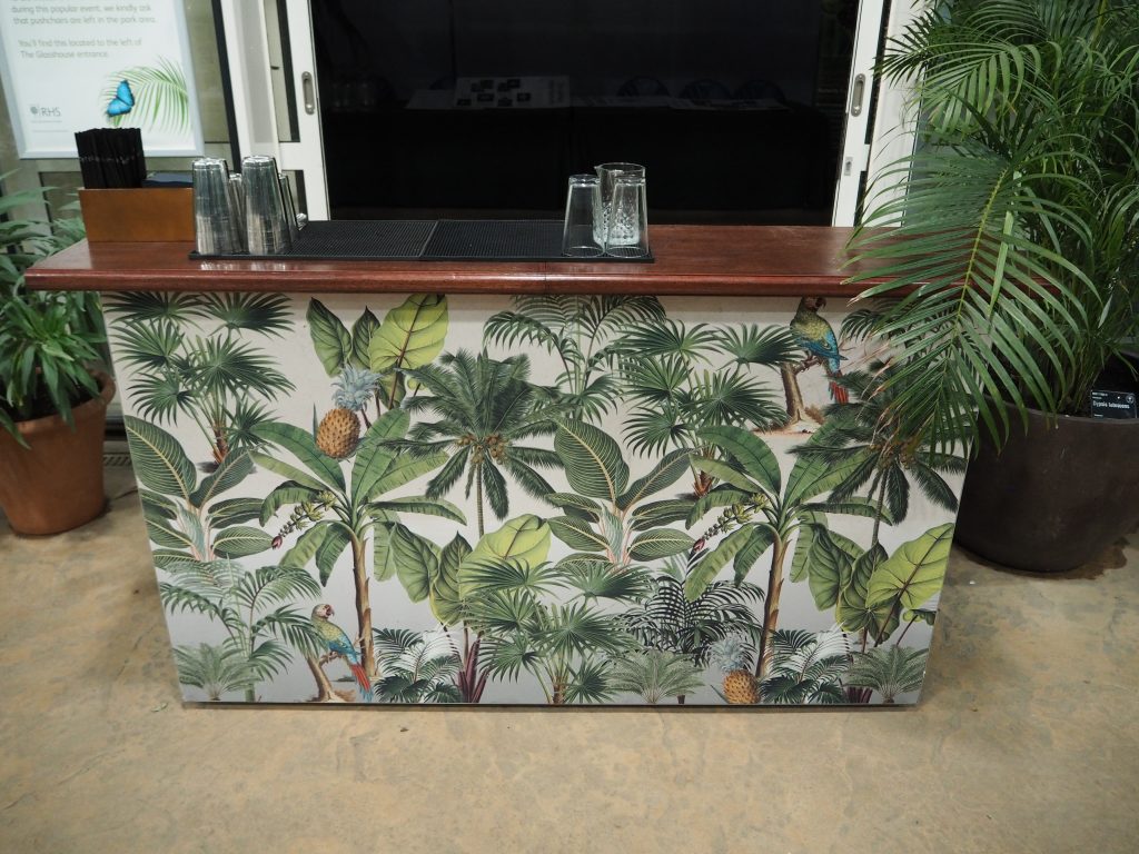 A beautiful botanical bar for RHS Wisley in the iconic Glasshouse - Ace ...