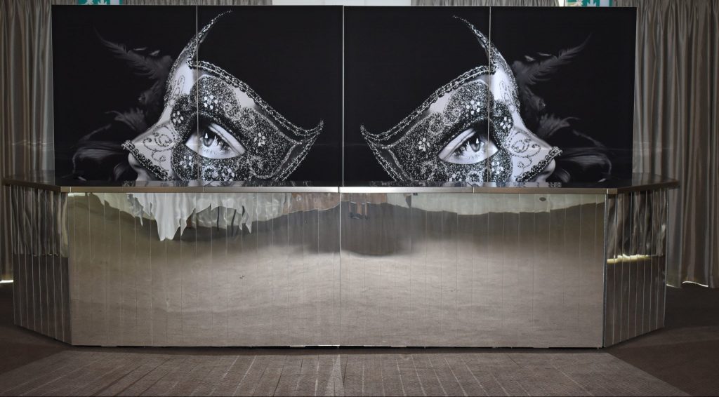 Venetian themed mobile bar hire for a masquerade ball - Ace Bar Events