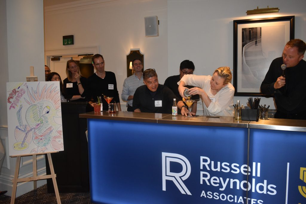 A team building cocktail experience for the Russell Reynolds Associates ...